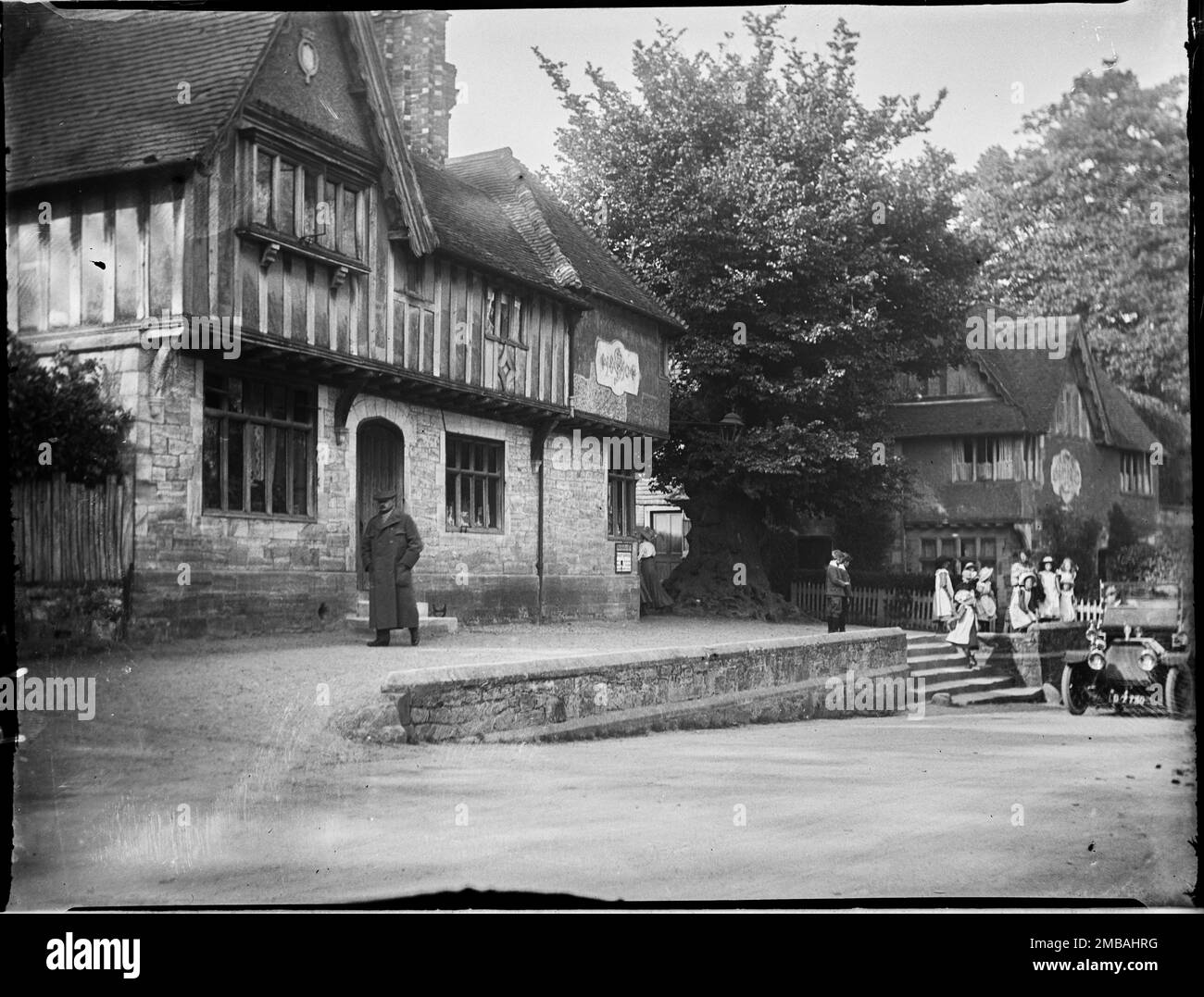 Leicester Square, Penshurst, Sevenoaks, Kent, 1911. A view from the ...