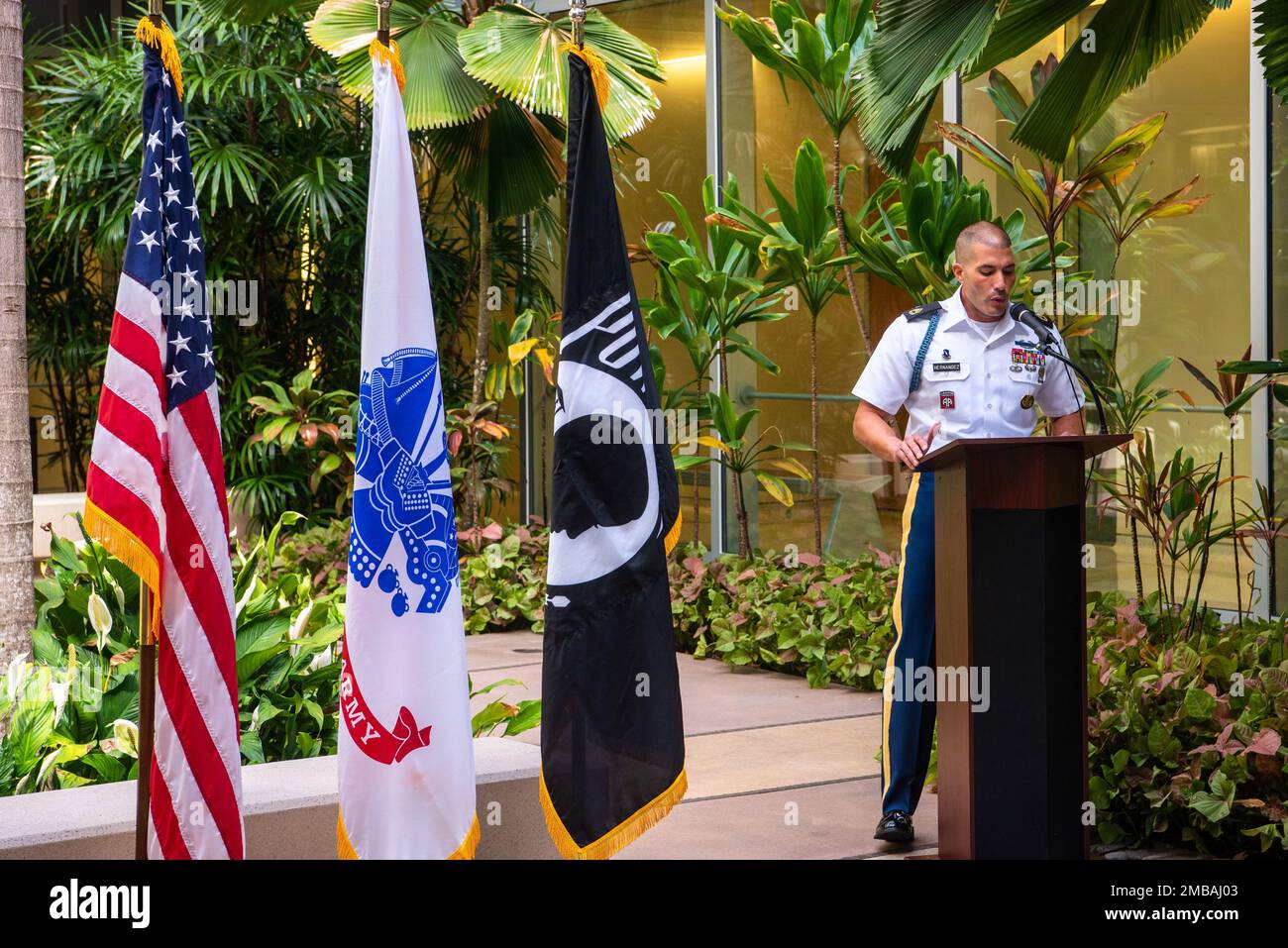 Soldiers attached to the Defense POW/MIA Accounting Agency participate ...
