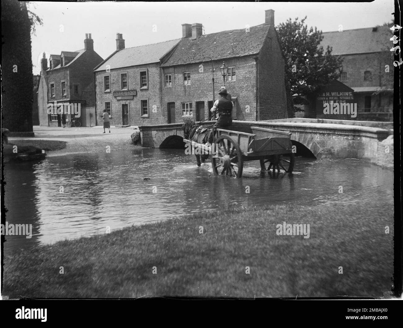 Bourton house Black and White Stock Photos & Images - Alamy