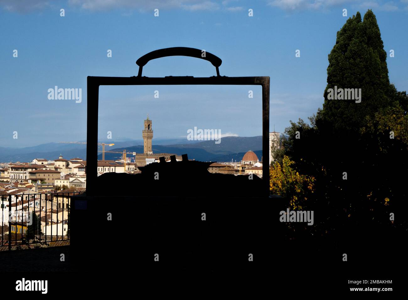 Famous italian landmarks & people Stock Photo - Alamy