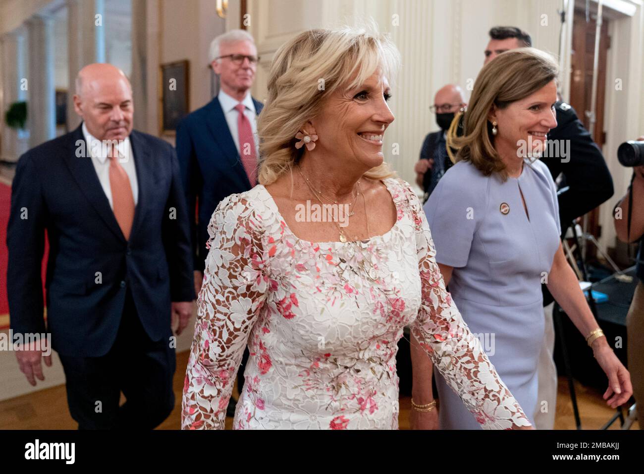 First lady Jill Biden, Postmaster General and Chief Executive Officer ...