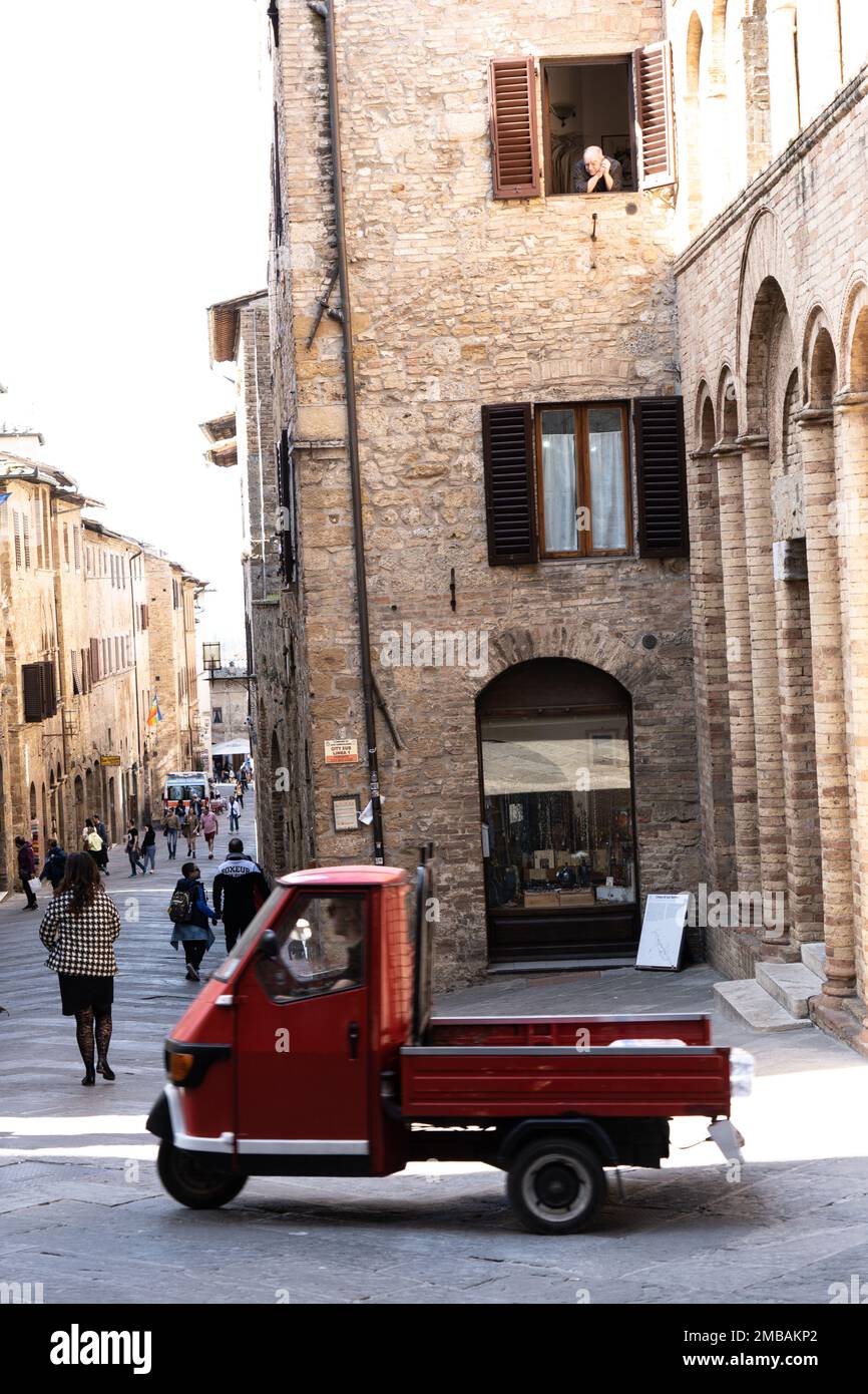 Famous italian landmarks & people Stock Photo - Alamy