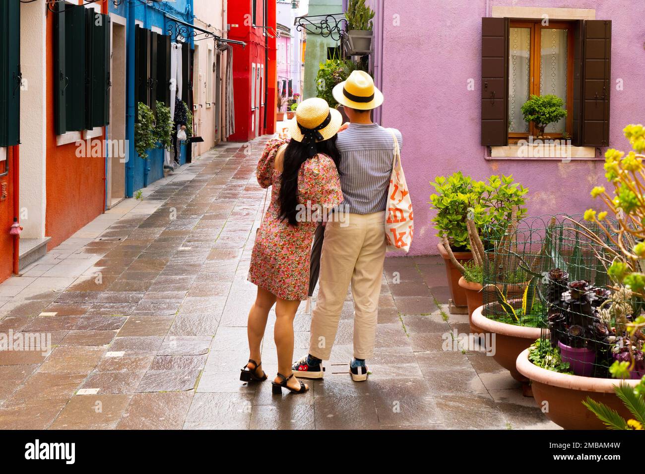 Famous italian landmarks & people Stock Photo - Alamy