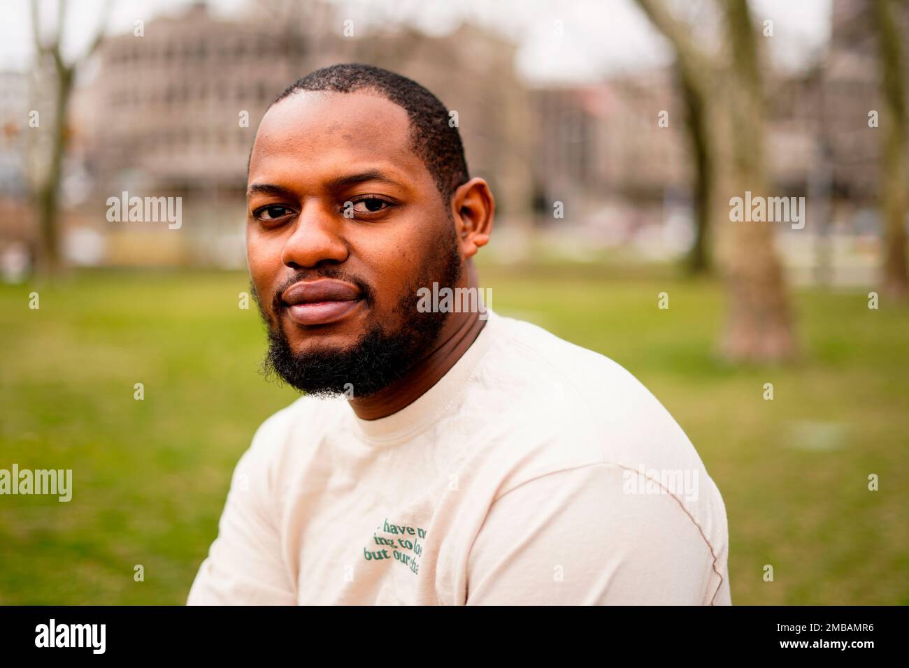 David Harrington poses for a photograph in Philadelphia, on Wednesday ...