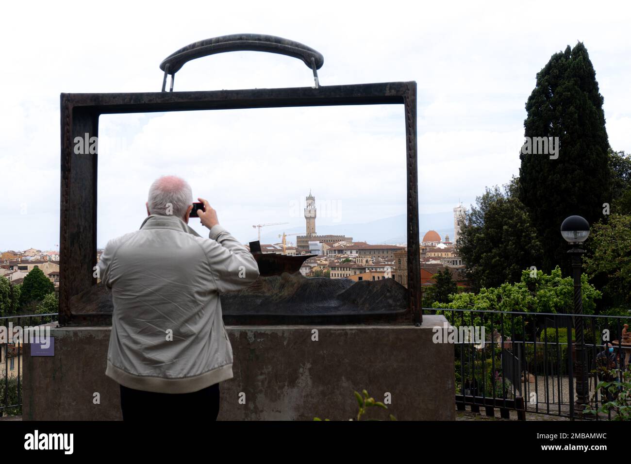 Famous italian landmarks & people Stock Photo - Alamy