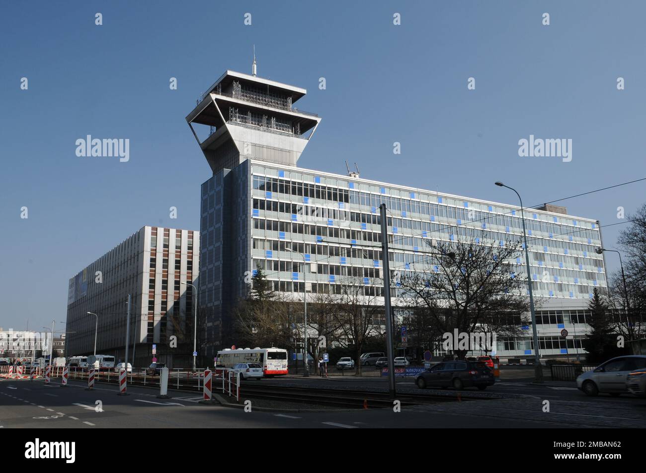 The CETIN building complex in Zizkov, Prague 3, Czech Republic, March ...