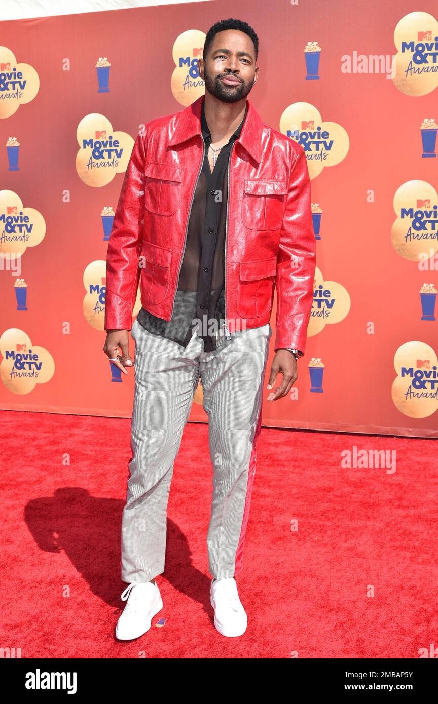 Jay Ellis arrives at the MTV Movie and TV Awards on Sunday, June 5 ...