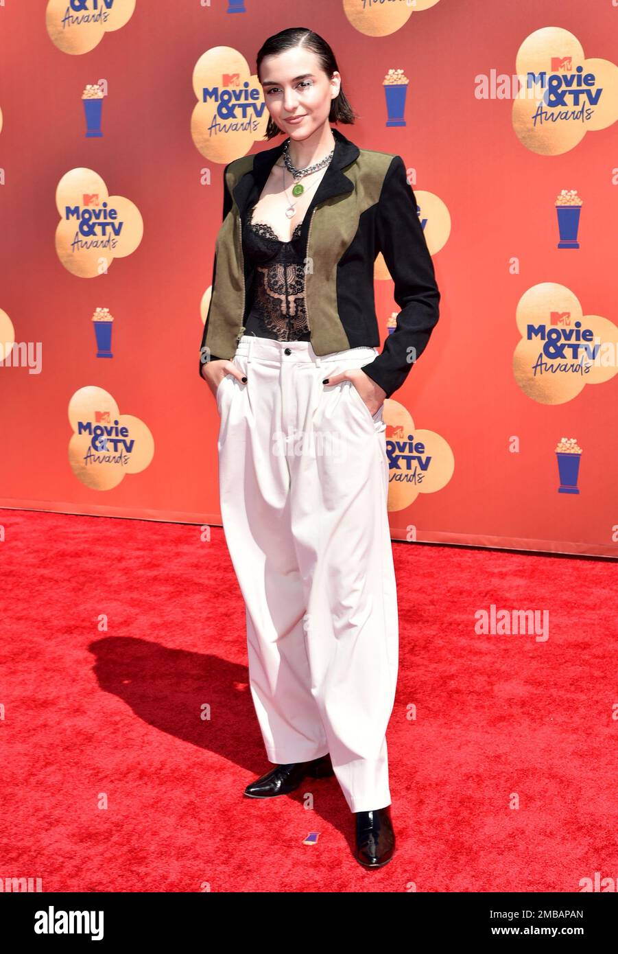 Quinn Shephard arrives at the MTV Movie and TV Awards on Sunday, June 5 ...