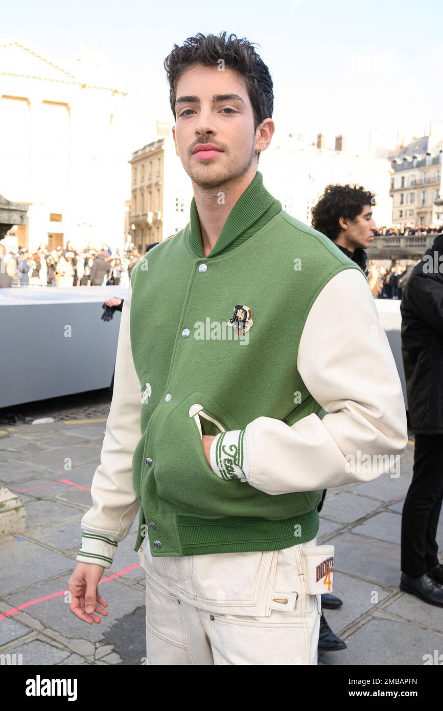 Paris, France. 20th Jan, 2023. Manu Rios attends the Dior Menswear Fall ...