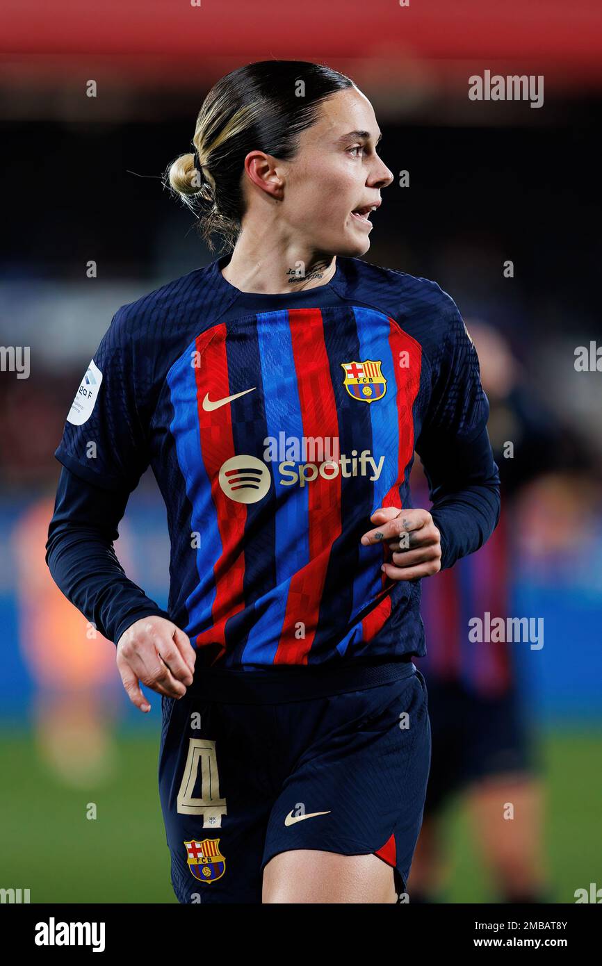 BARCELONA - JAN 7: Mapi Leon in action during the Primera Division ...