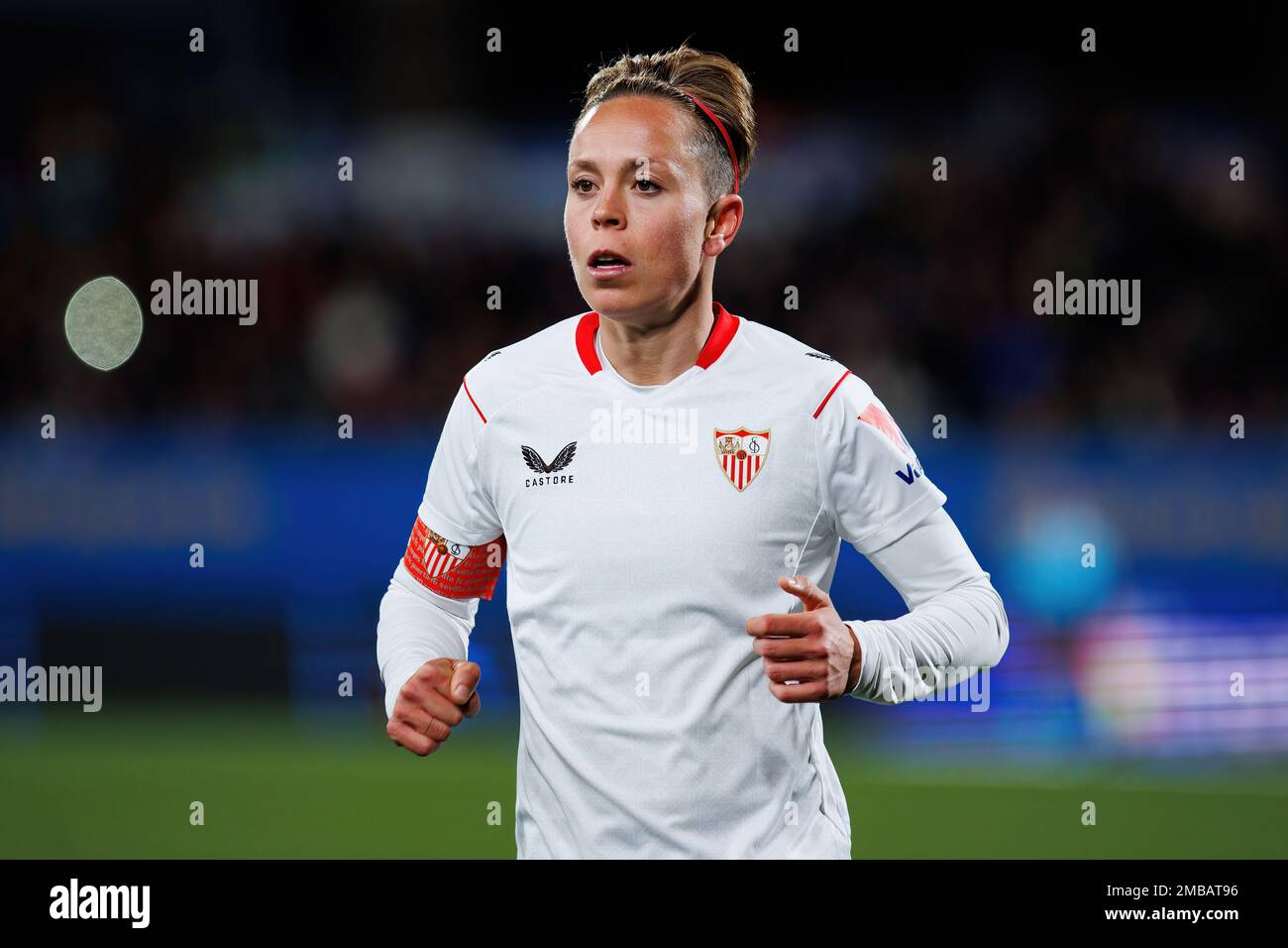 BARCELONA - JAN 7: Amanda Sampedro in action during the Primera ...