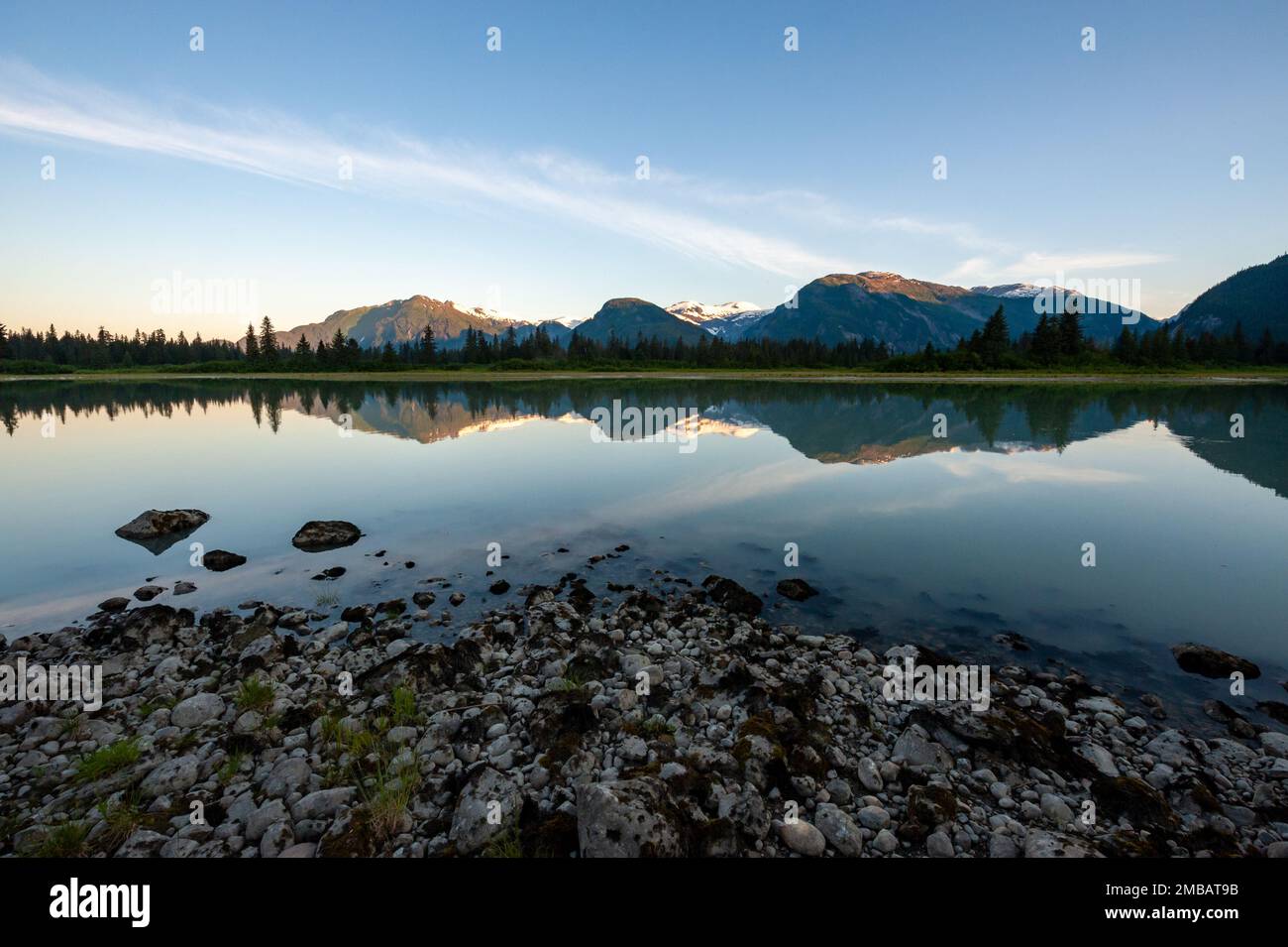 Shakes Slough at lower Stikine river in Alaska, USA Stock Photo - Alamy