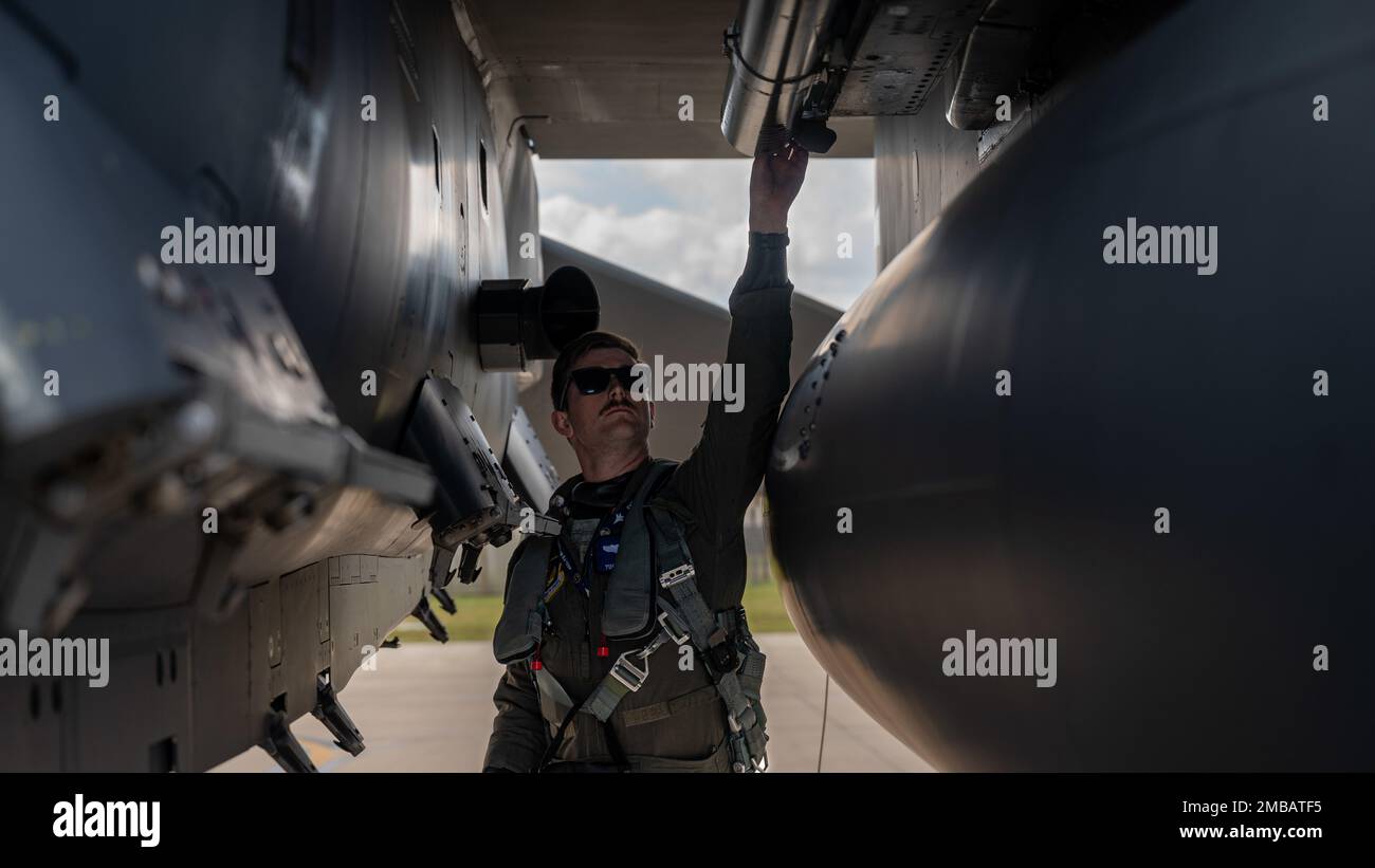 U.S. Air Force Capt. Jacob Johnson, a pilot assigned to the 492nd ...