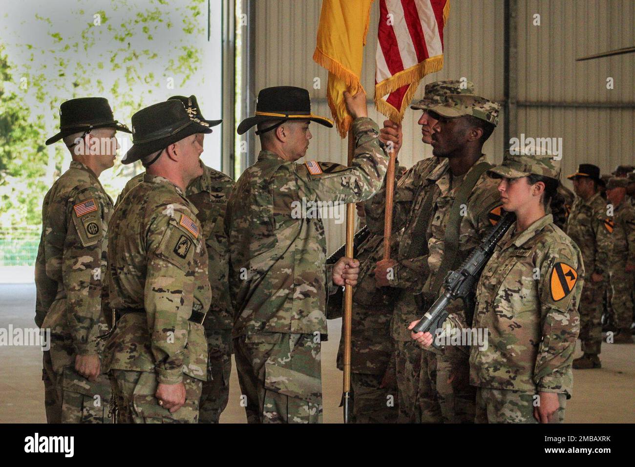 HOHENFELS, Germany—1st Air Cavalry Brigade held a change of command ...