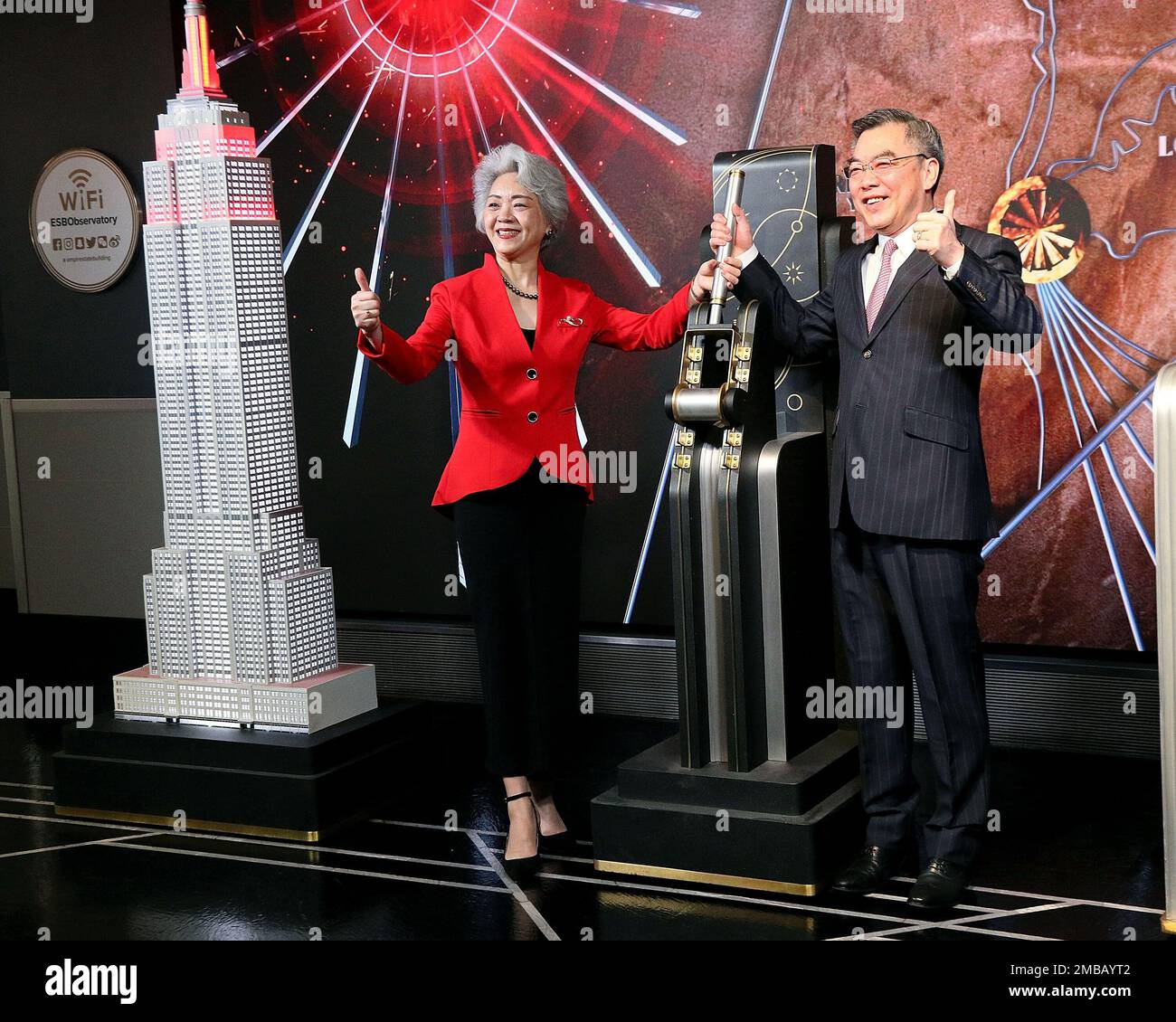 New York, NY, USA. 20th Jan, 2023. Zhang Aiping, Huang Ping, Consulate ...