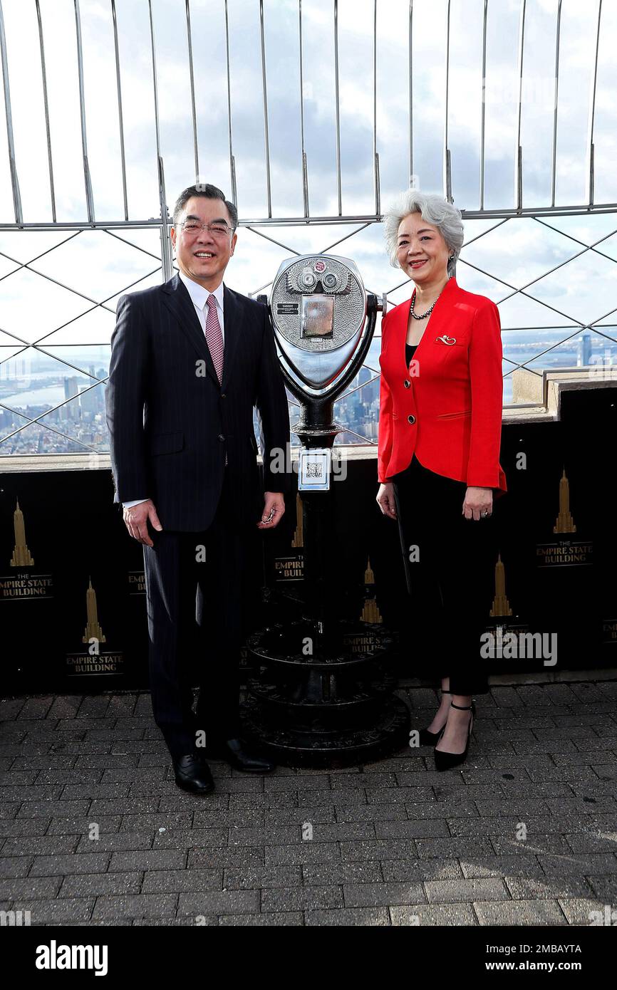 New York, NY, USA. 20th Jan, 2023. Huang Ping, Consulate General of ...