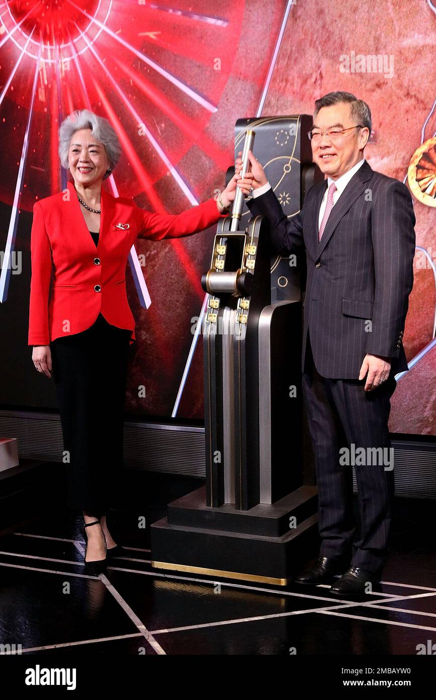 New York, NY, USA. 20th Jan, 2023. Zhang Aiping, Huang Ping, Consulate ...