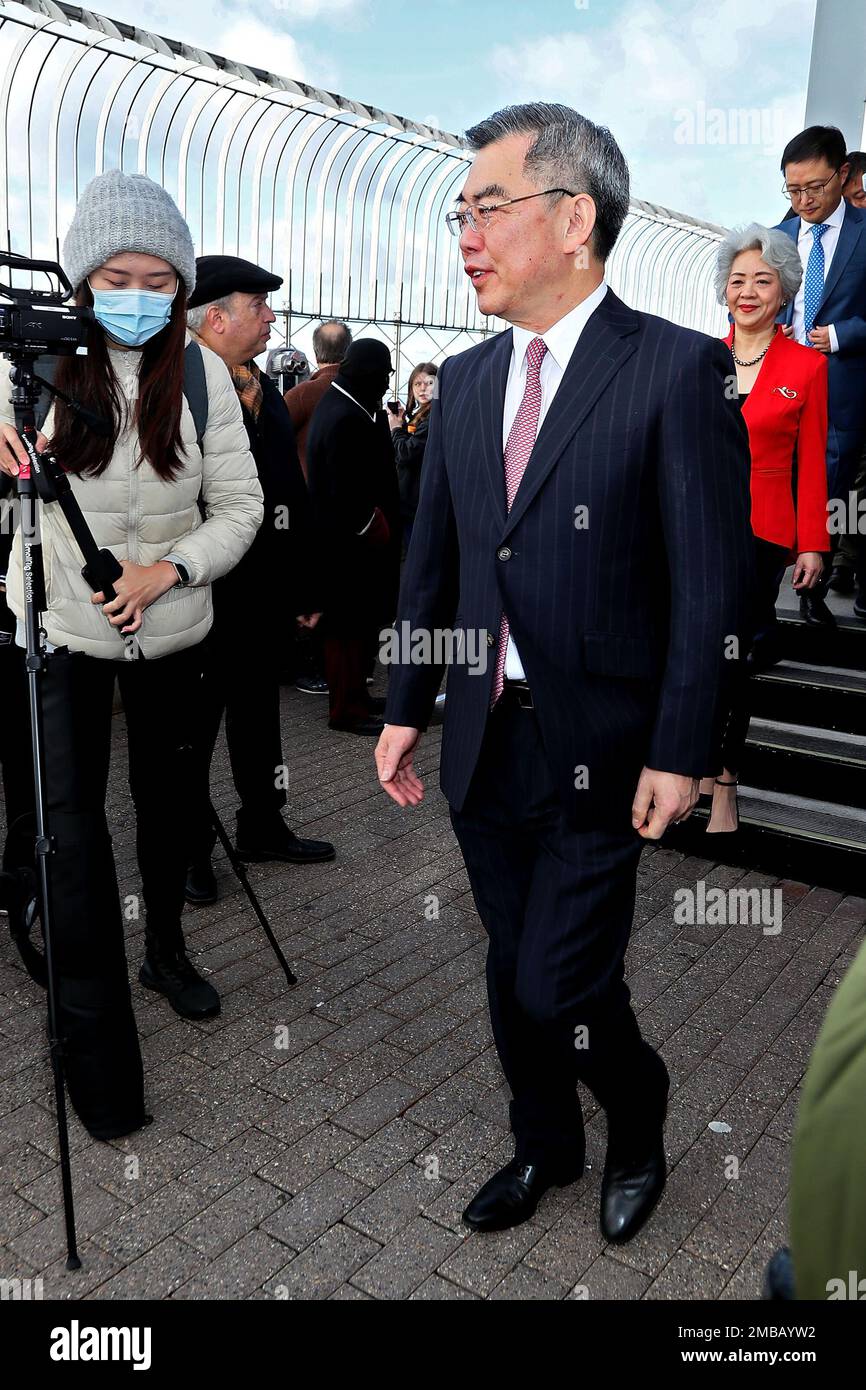 New York, NY, USA. 20th Jan, 2023. Huang Ping, Consulate General of ...