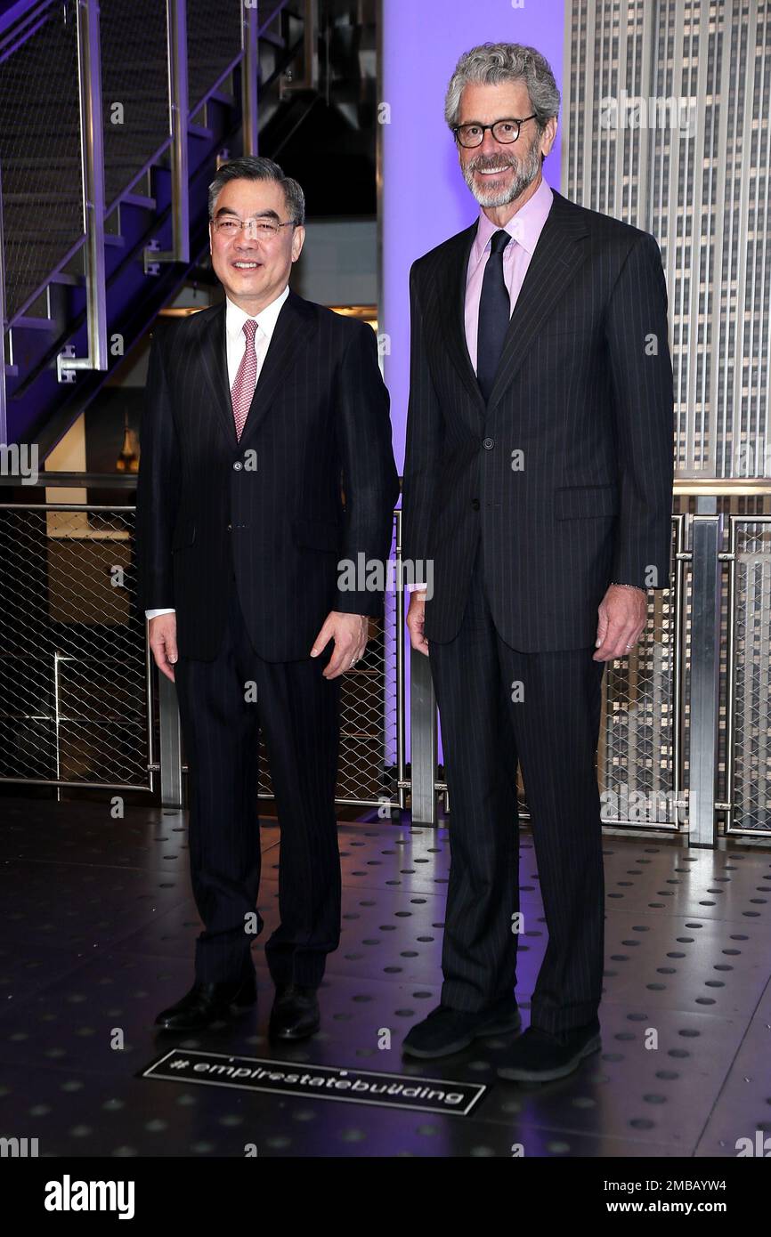 New York, NY, USA. 20th Jan, 2023. Huang Ping, Consulate General of ...