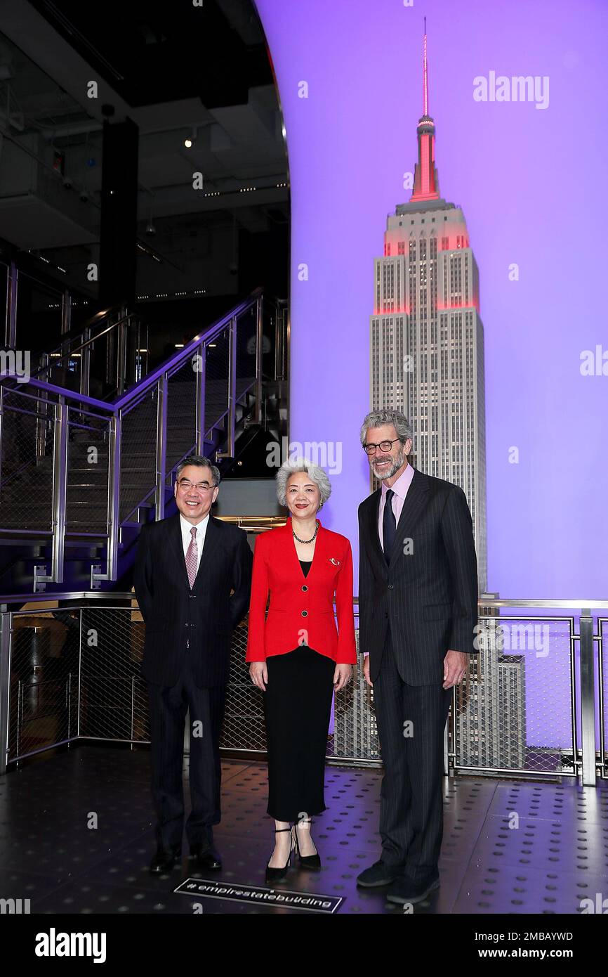 New York, NY, USA. 20th Jan, 2023. Huang Ping, Consulate General of ...