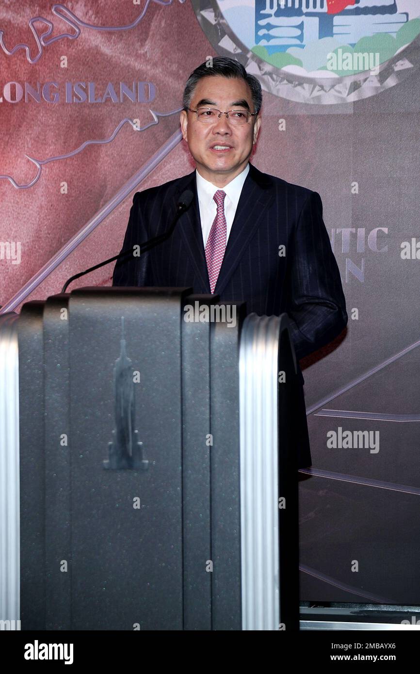 New York, NY, USA. 20th Jan, 2023. Huang Ping, Consulate General of ...