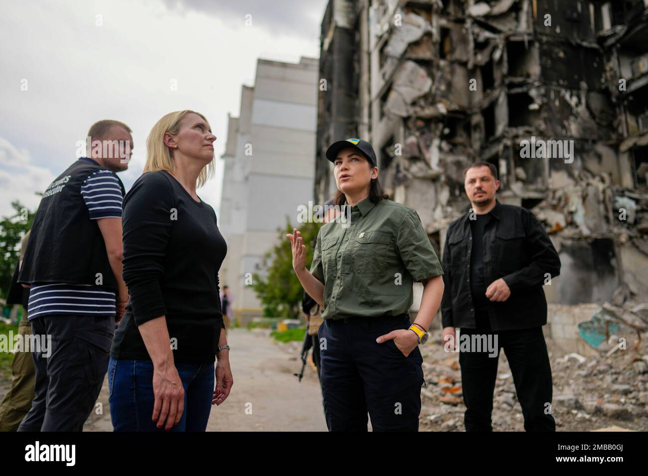 Ukraine's Prosecutor General Iryna Venediktova and U.S. ambassador to ...
