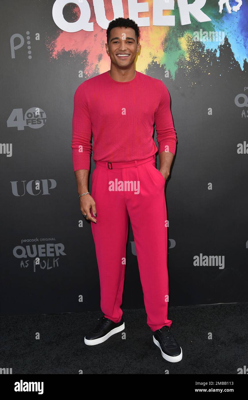 Devin Way arrives at the premiere of "Queer As Folk" on Friday, June, 3 ...