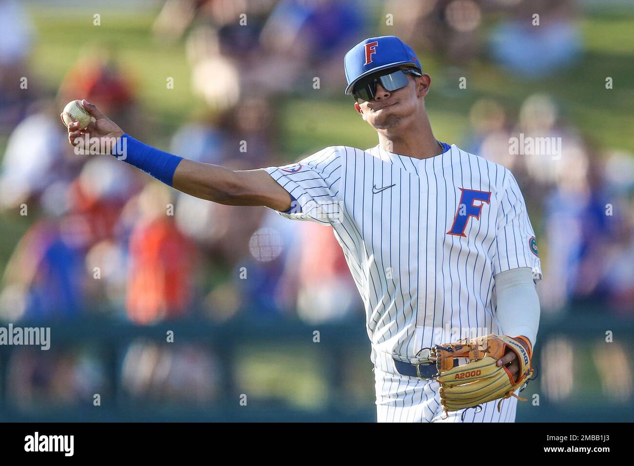 Florida infielder Josh Rivera (24) during an NCAA regional championship ...