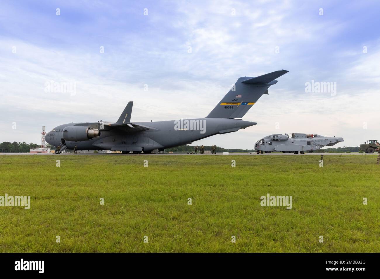 A U.S. Marine Corps CH-53K King Stallion, assigned to Marine ...