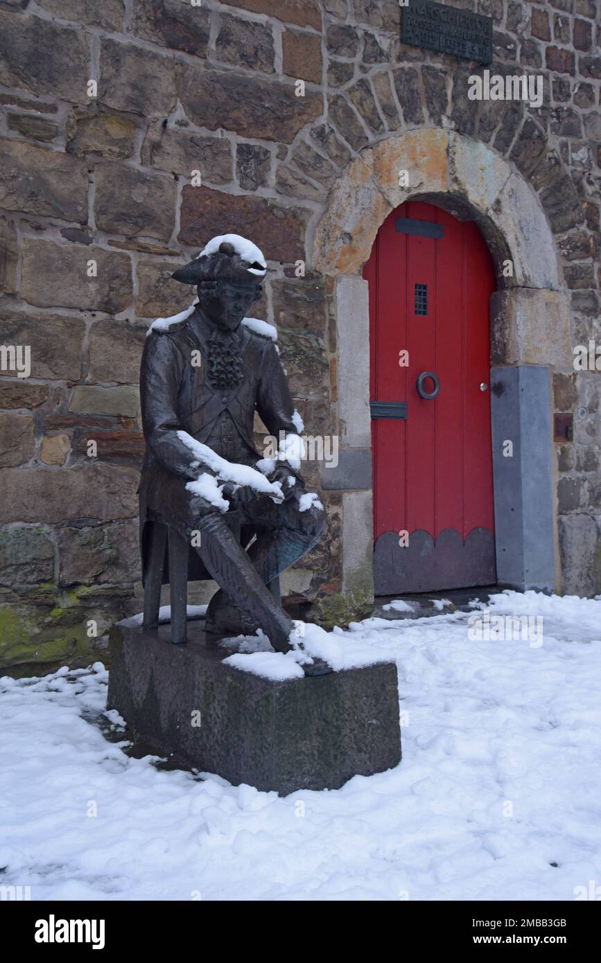Aachen, Germany, 20th January 2023. A period of heavy snowfall today ...