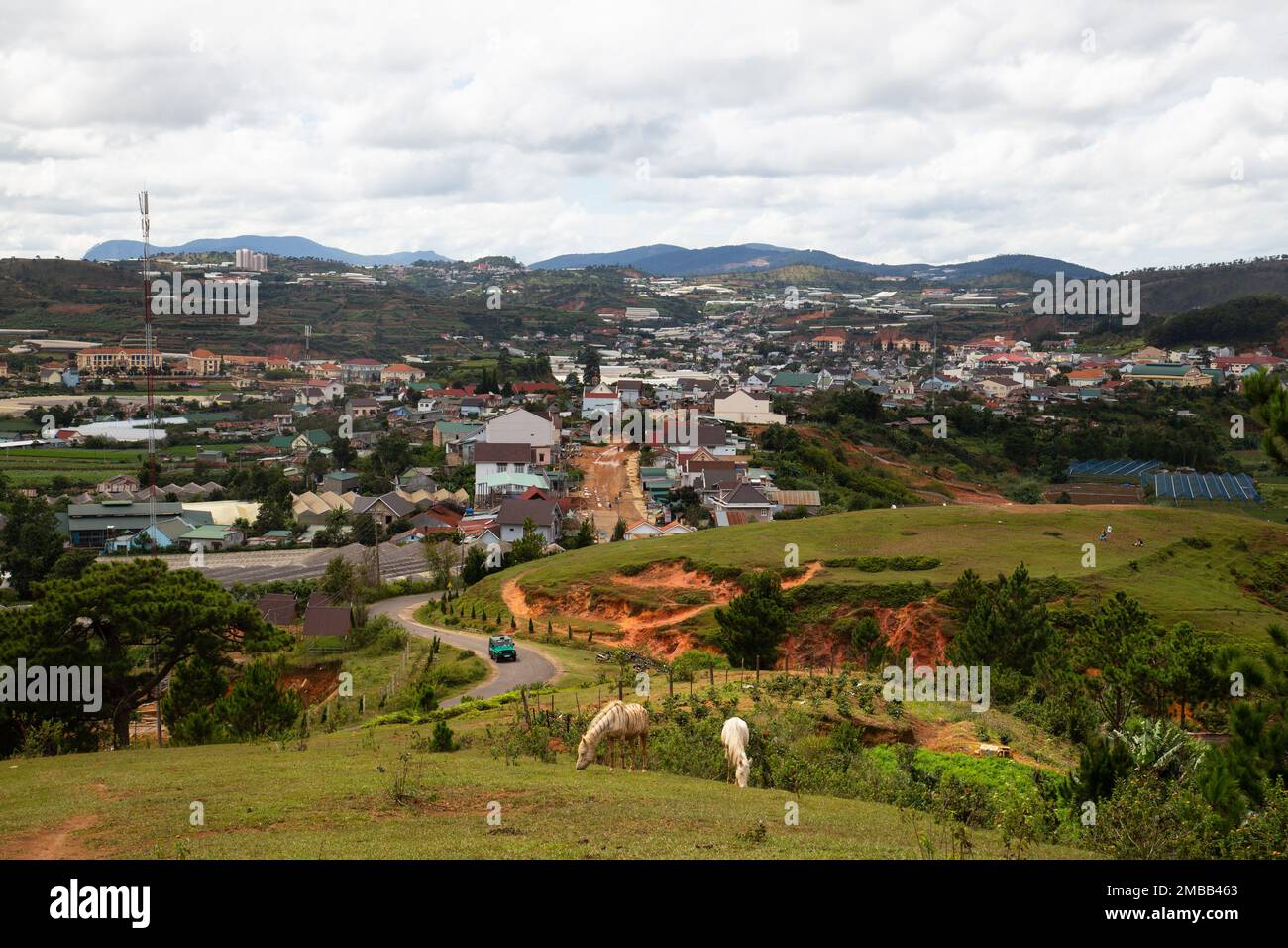 Dalat Vietnam View Landscape - Vietnam Stock Photo - Alamy