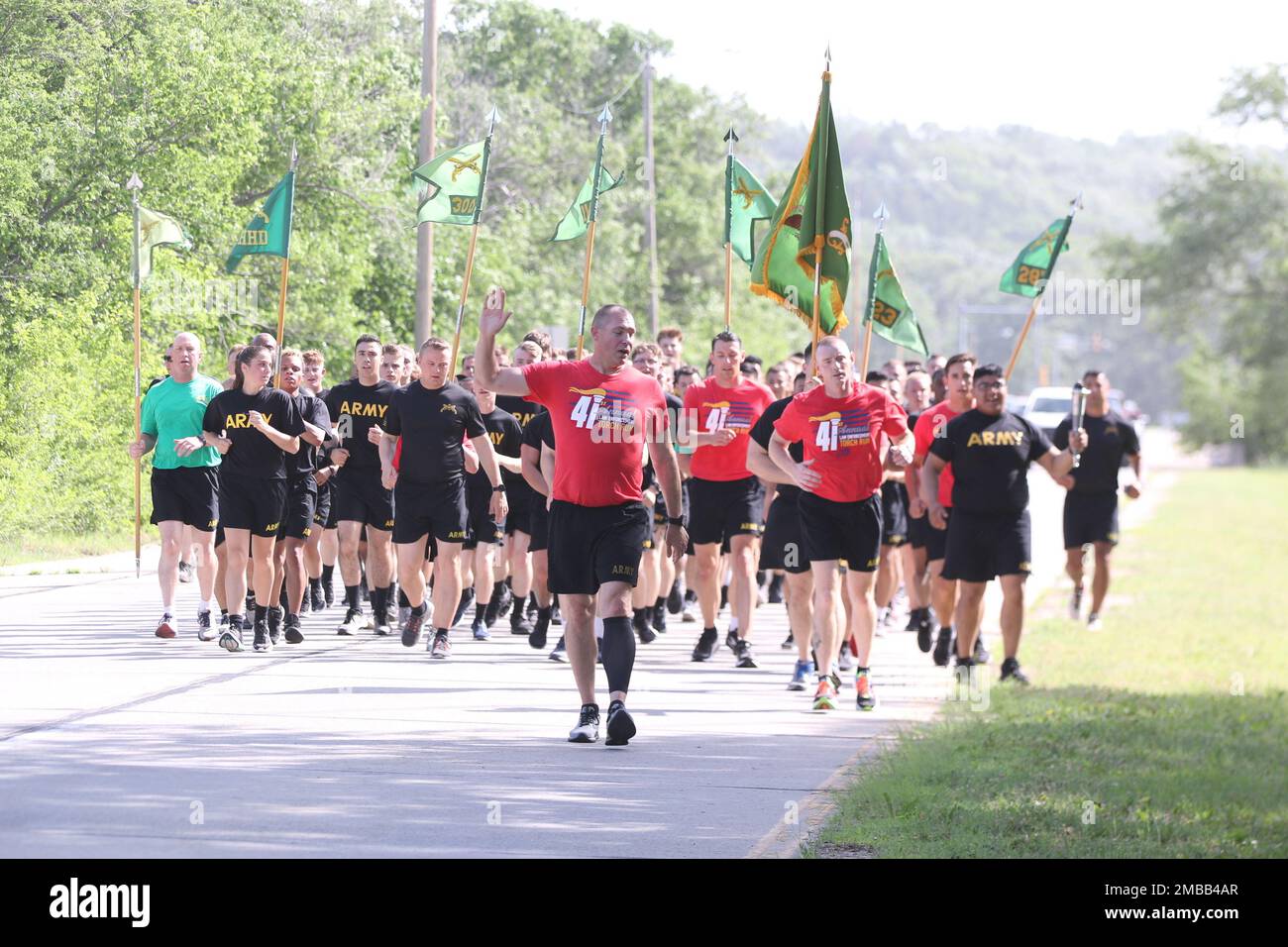 Soldiers and civilians from the 97th Military Police Battalion, Fort ...