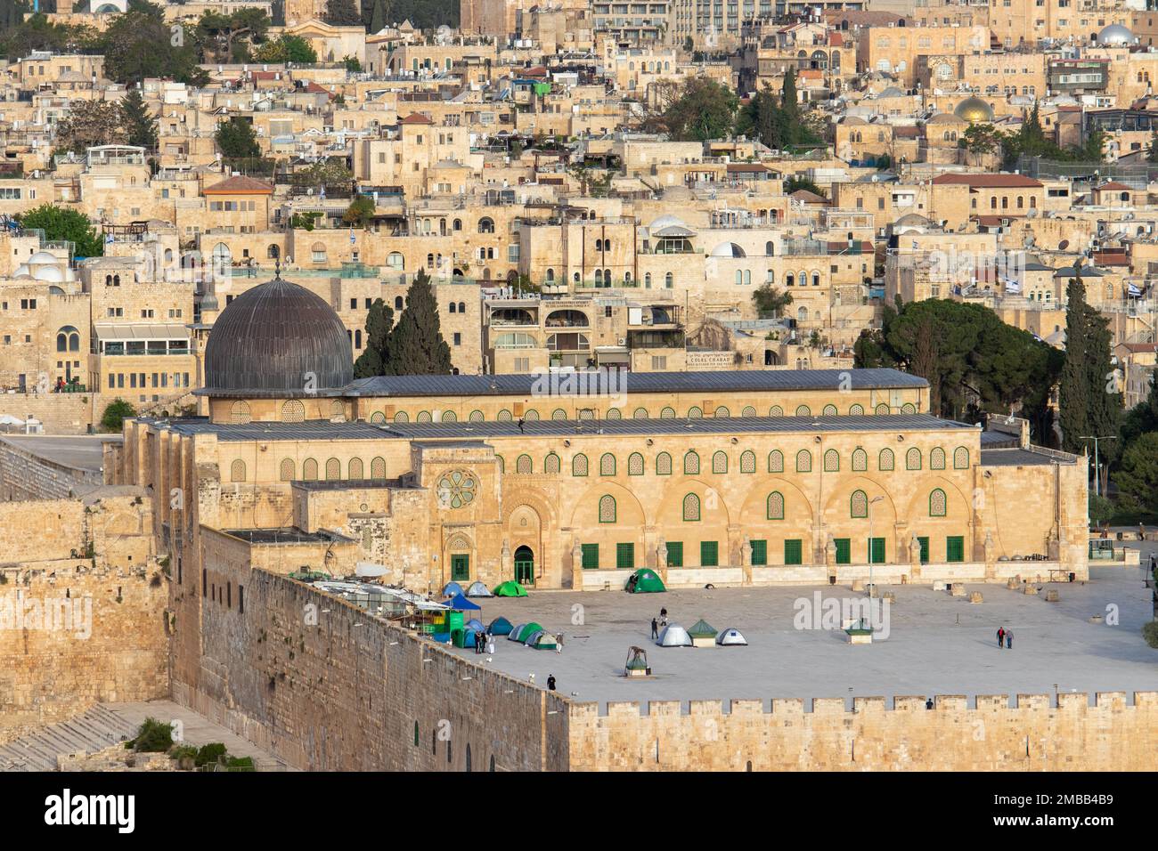 Al-Aqsa Mosque in old city of Jerusalem - Israel Stock Photo - Alamy