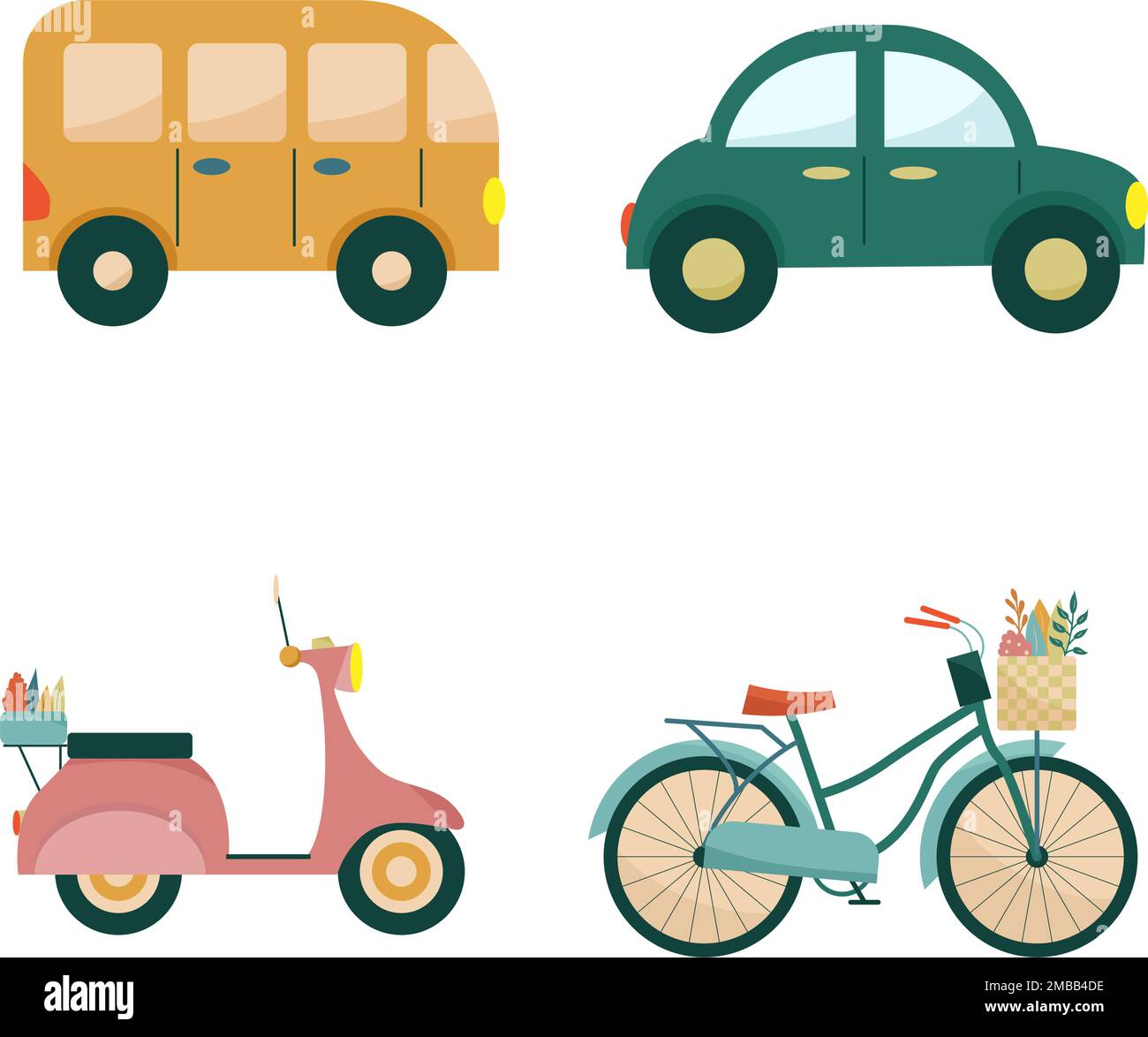 Bus and bike Cut Out Stock Images & Pictures - Alamy