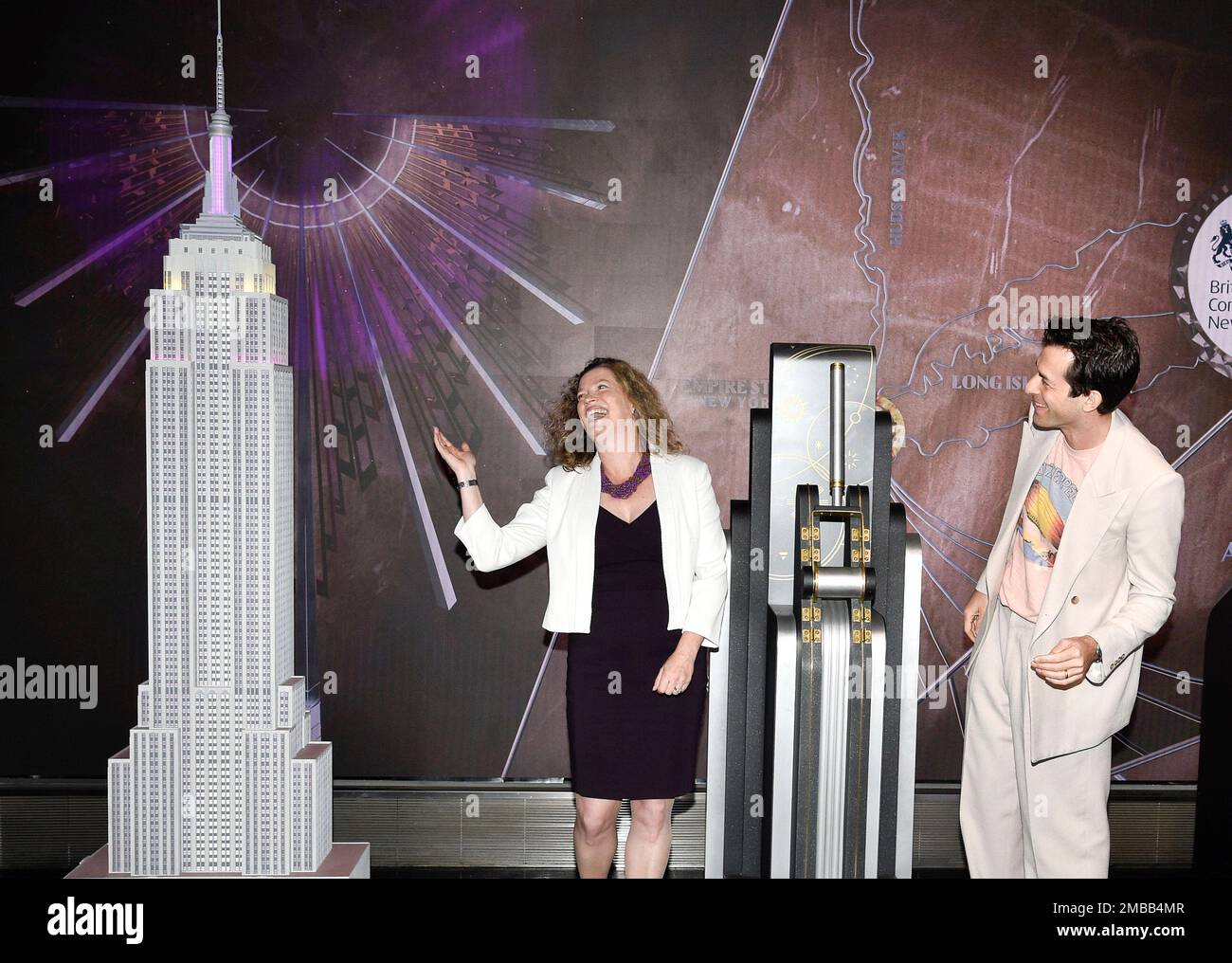 British Consul General to New York Emma Wade-Smith, left, and record ...