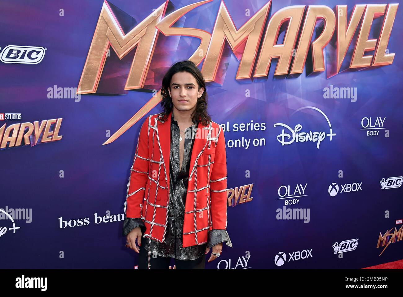 Aramis Knight arrives at the premiere of "Ms. Marvel," Thursday, June 2 ...