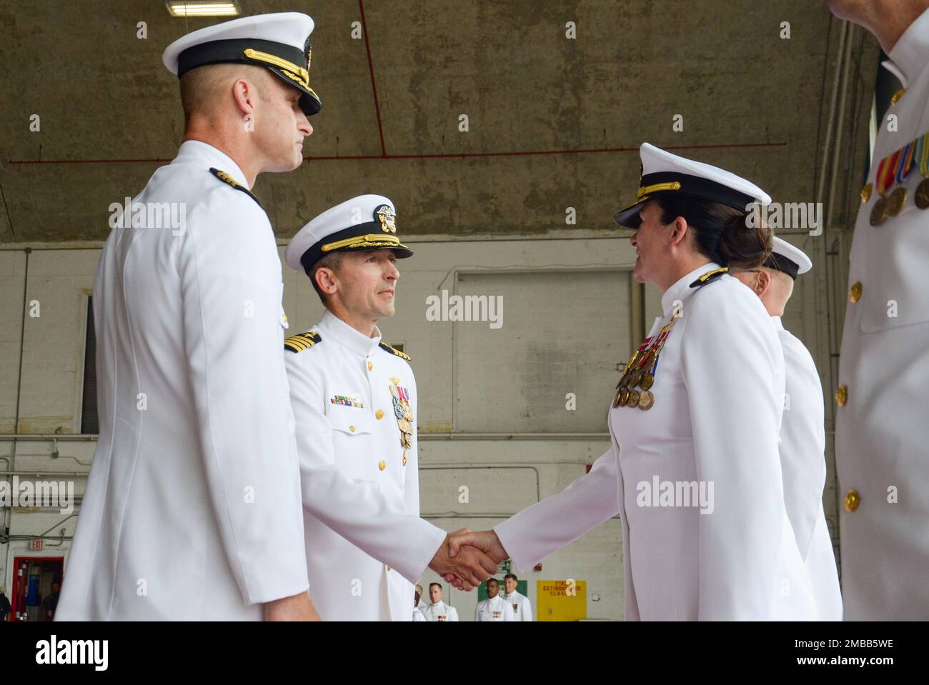 PATUXENT RIVER, Maryland (June 14, 2022) – From right, Rear Adm. Nancy ...