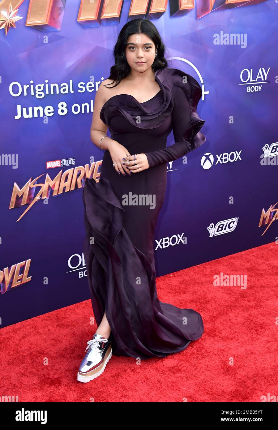 Cast member Iman Vellani arrives at the premiere of "Ms. Marvel ...
