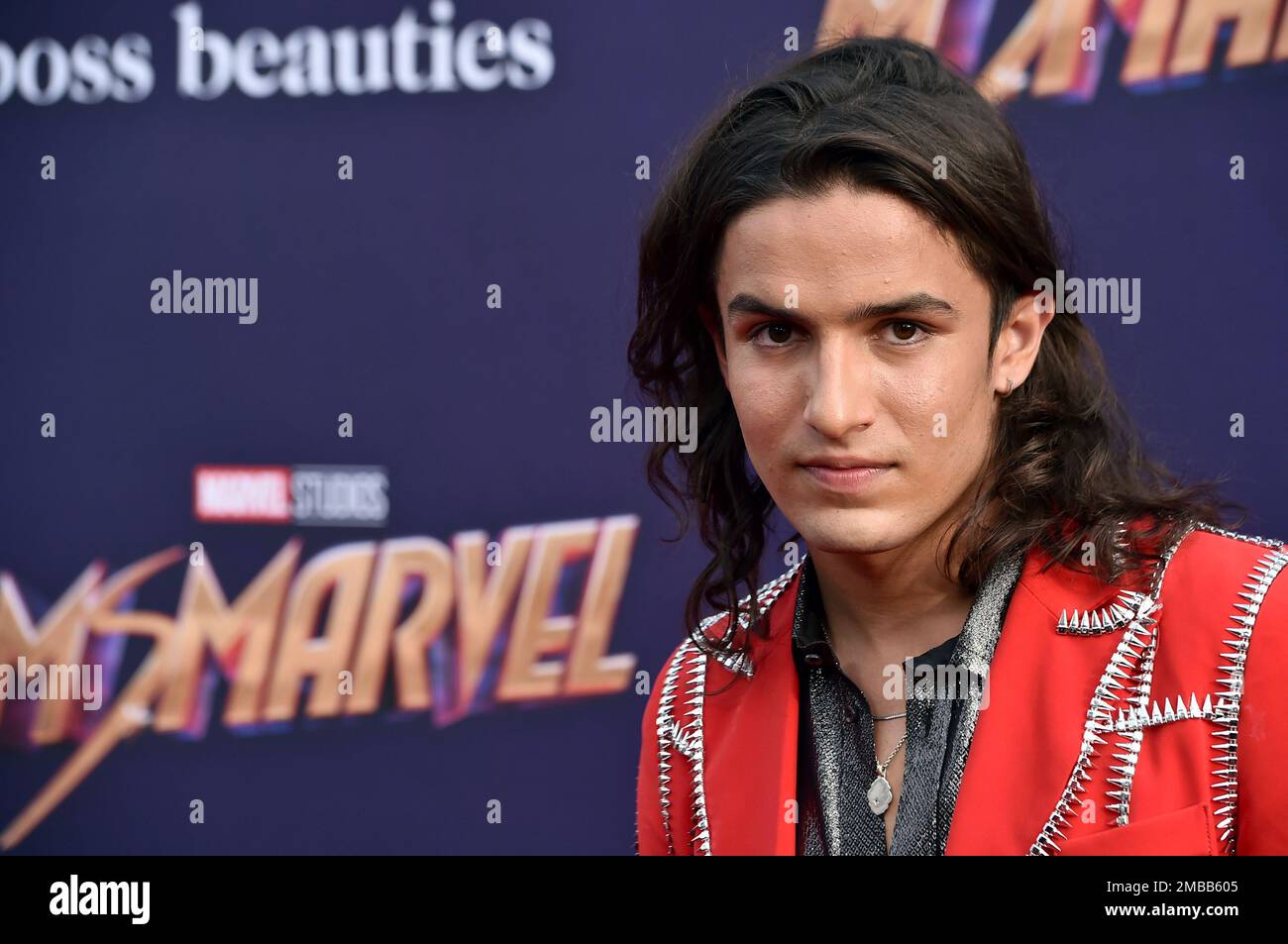 Aramis Knight arrives at the premiere of "Ms. Marvel," Thursday, June 2 ...