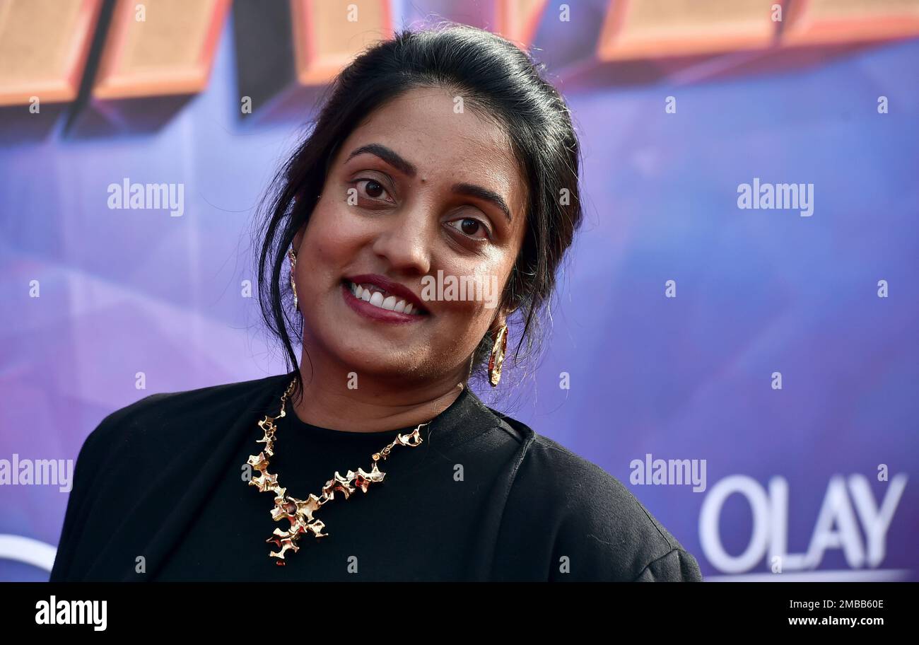 Meera Menon arrives at the premiere of "Ms. Marvel," Thursday, June 2 ...