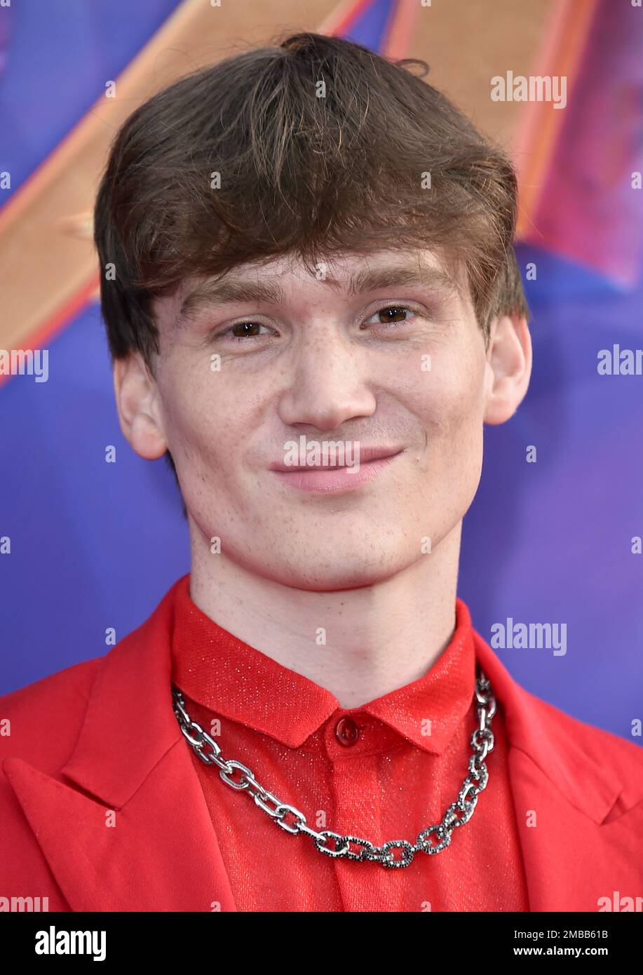 Cast member Matt Lintz arrives at the premiere of "Ms. Marvel ...