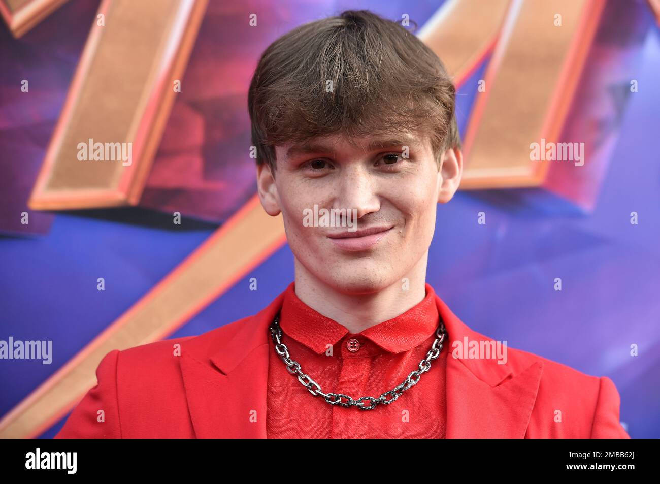 Cast member Matt Lintz arrives at the premiere of "Ms. Marvel ...