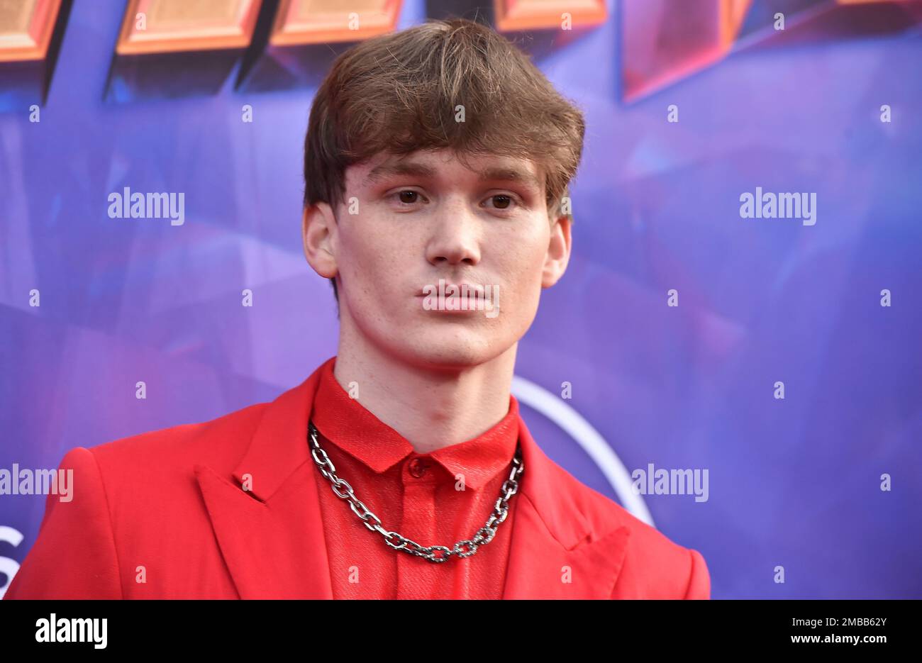 Cast member Matt Lintz arrives at the premiere of "Ms. Marvel ...