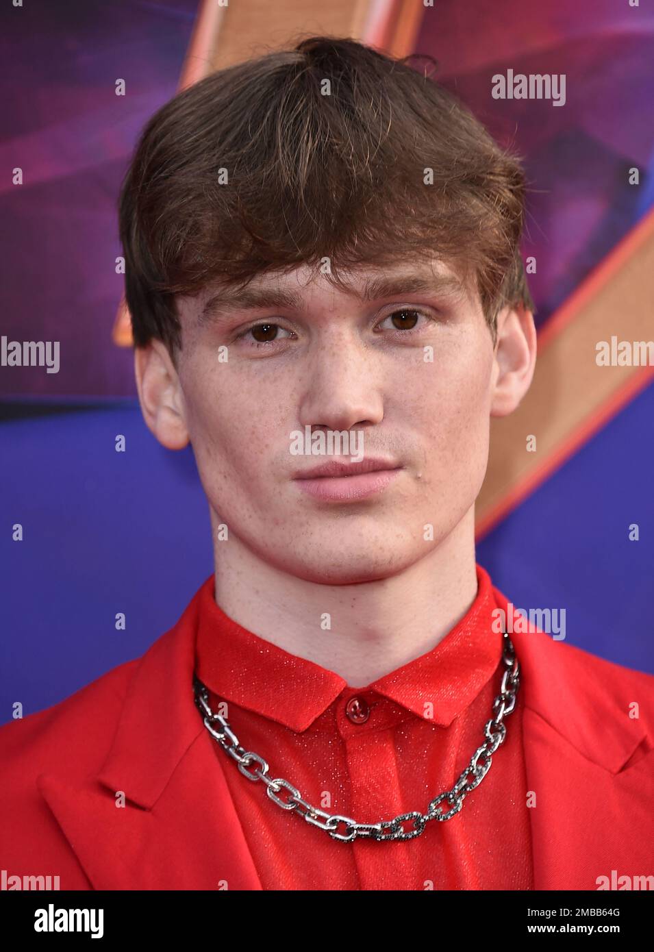 Cast member Matt Lintz arrives at the premiere of "Ms. Marvel ...