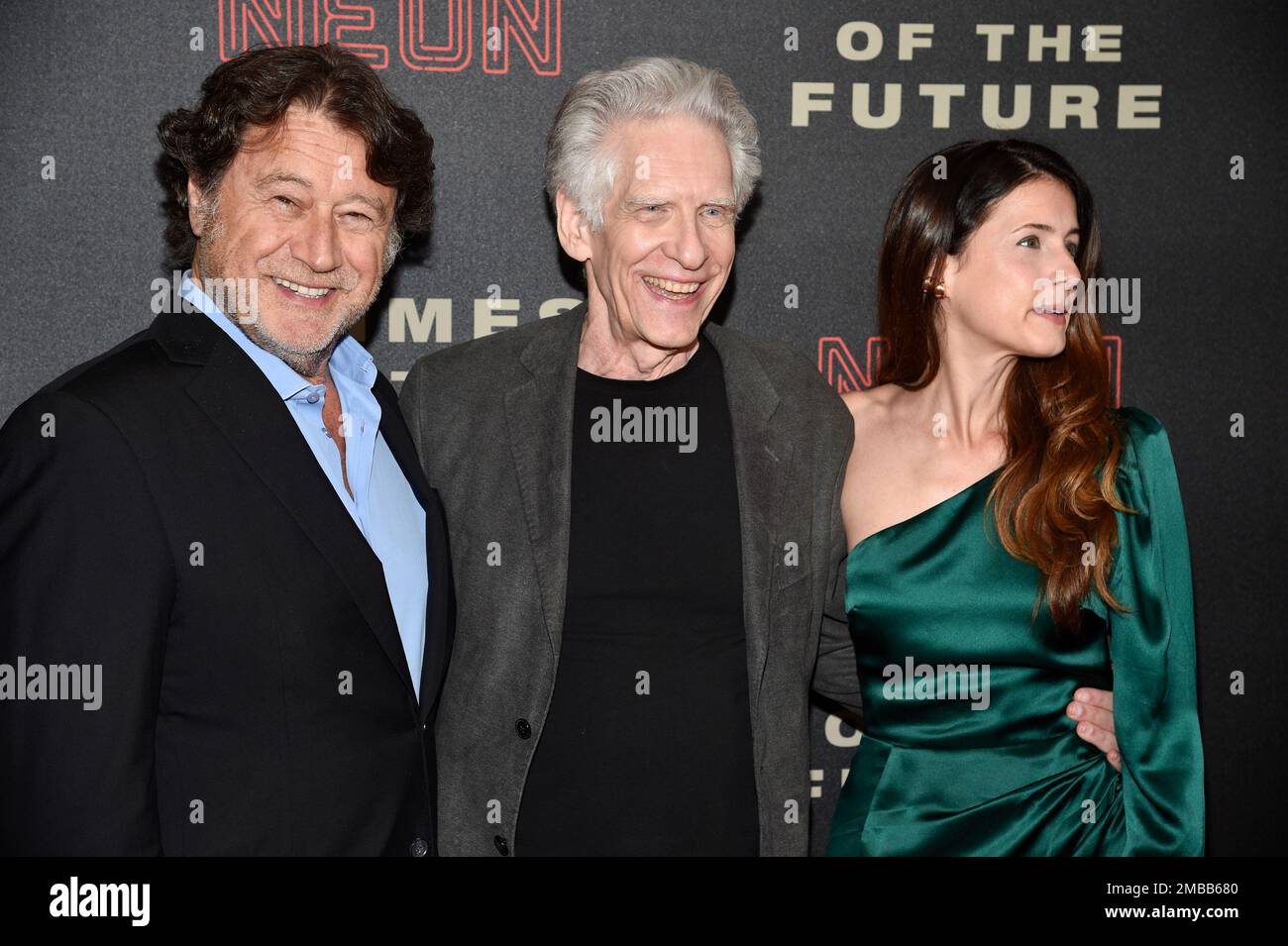 Producer Robert Lantos, left, writer-director David Cronenberg and ...