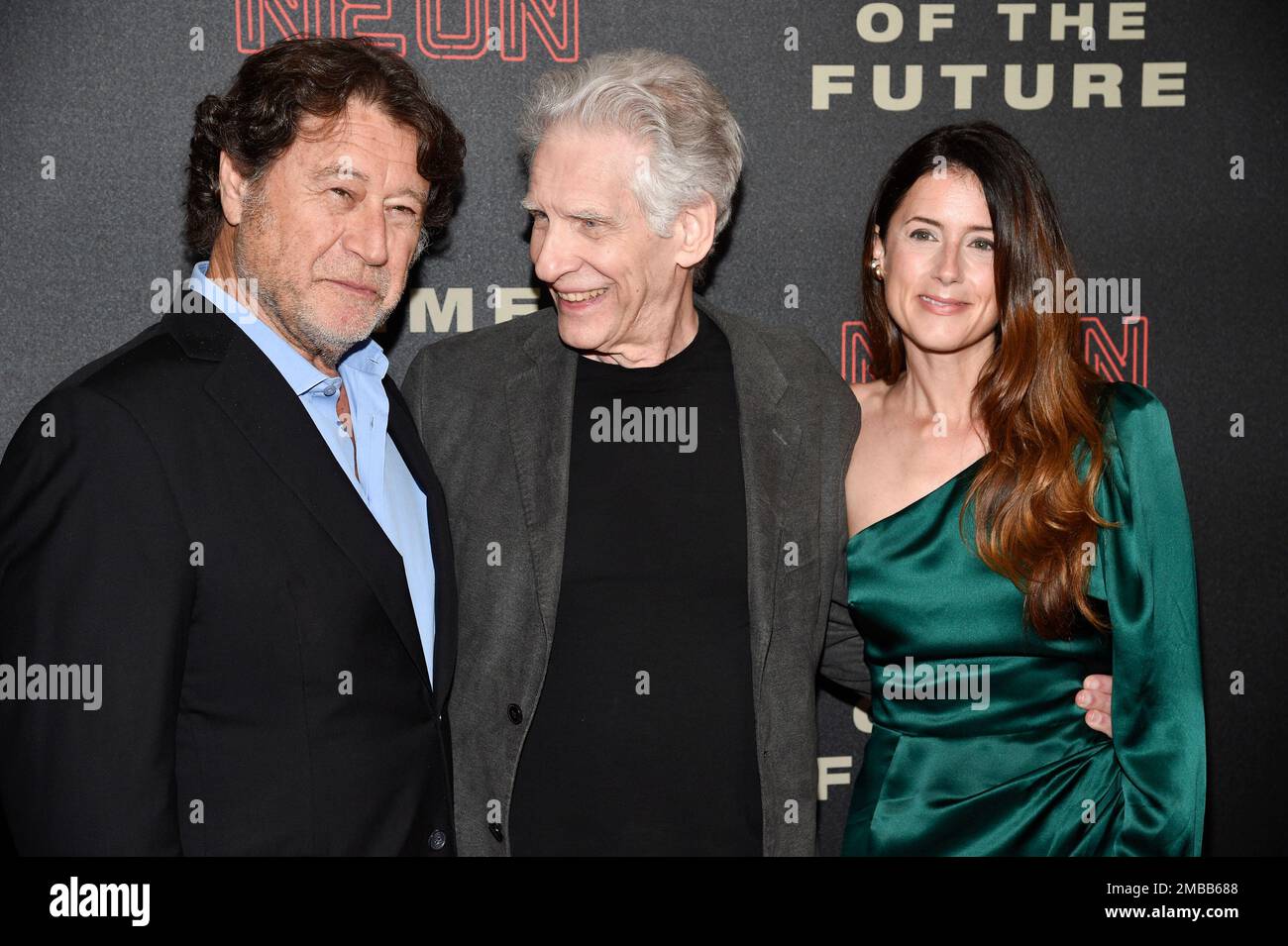 Producer Robert Lantos, left, writer-director David Cronenberg and ...