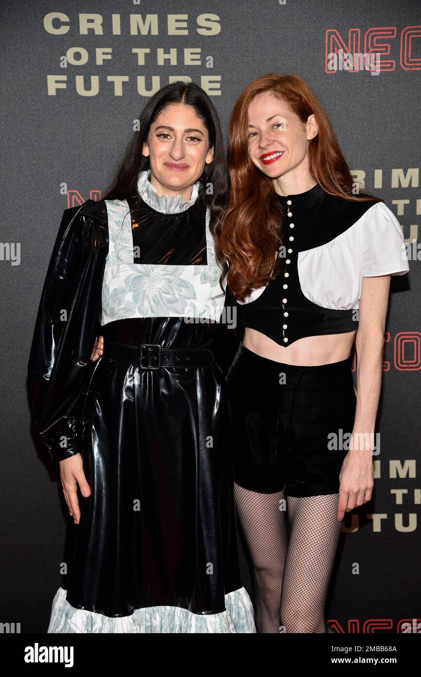 Arden Wohl, left, and Stephanie LaCava attend the "Crimes of the Future ...