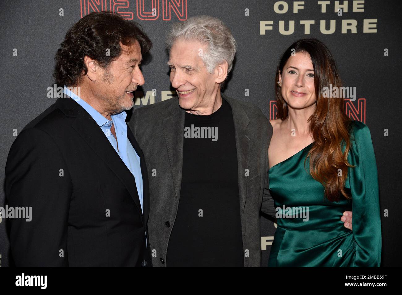 Producer Robert Lantos, left, writer-director David Cronenberg and ...