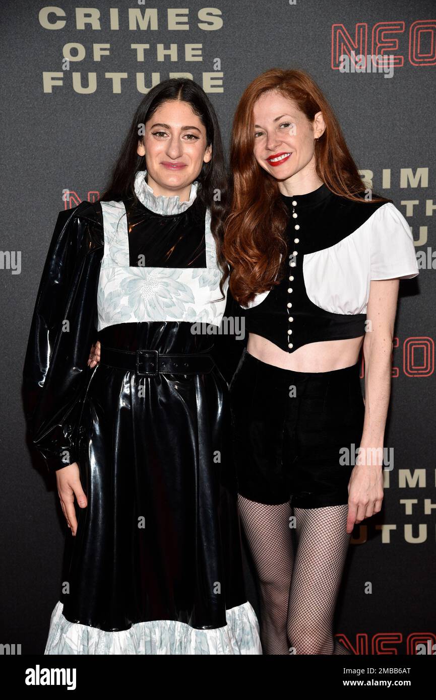 Arden Wohl, left, and Stephanie LaCava attend the "Crimes of the Future ...