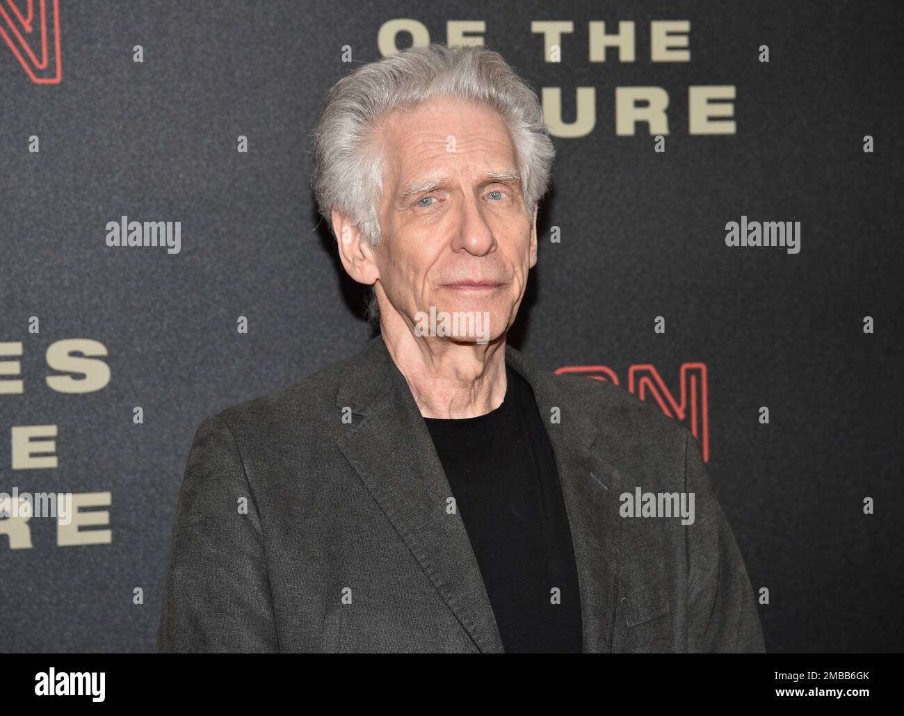 David Cronenberg attends the "Crimes of the Future" premiere at the ...